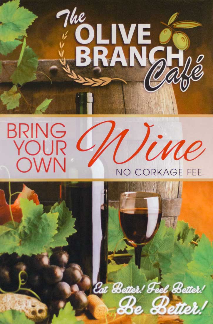 Olive Branch Menu - Olive Branch Cafe - Gourmet Pizza - Fresh Italian Food